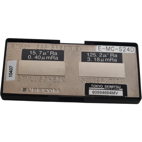 Accretech Tokyo Seimitsu E-MC-S24D Roughness Specimen for Surfcom Cali ...