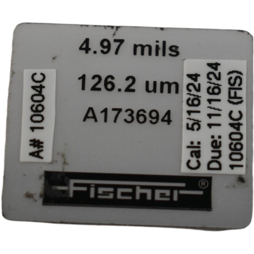 Fischer A173694 Calibration Foil 4.97 mils 126.2 um for Coating Thickn ...
