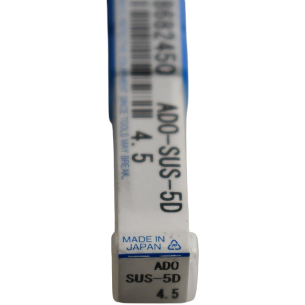 NEW OSG 8682450 ADO-SUS-5D 4.5 Carbide Coolant Feed Drill – VB ...