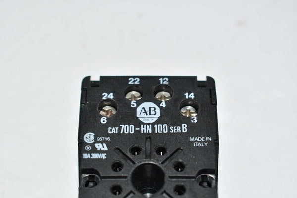 Allen Bradley 700-HN100 Relay Socket, 8 Pin, Guarded Touch – VB ...