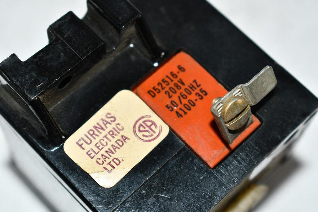 FURNAS 46DB CONTROL RELAY D52516-6 208V Coil – VB Industrial Supply