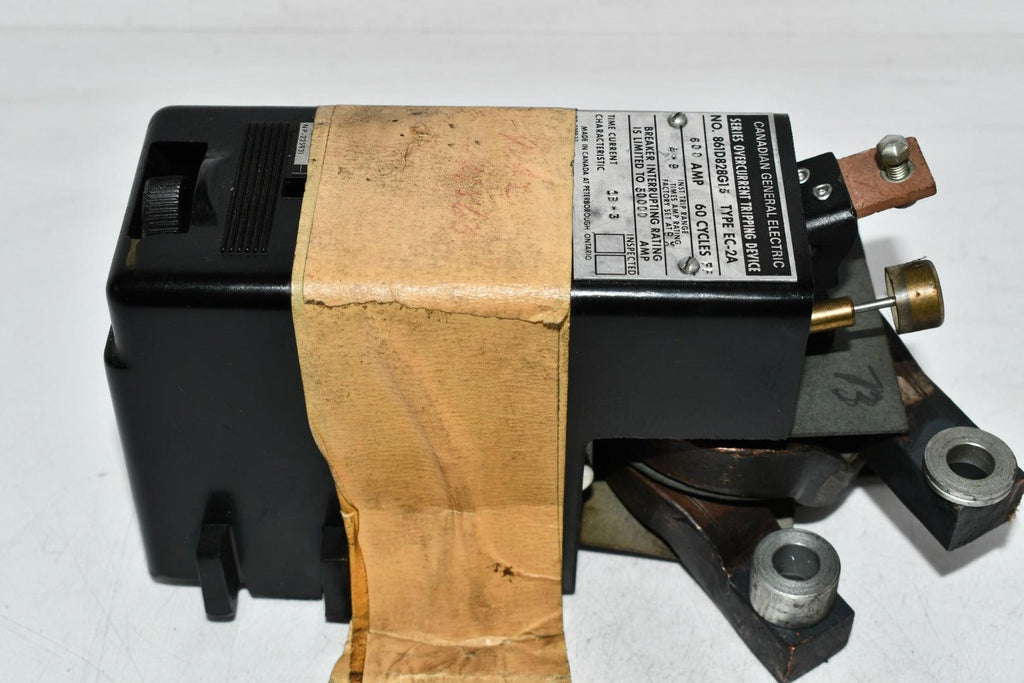 GE 861D828G15 EC-2A 600A 60 Cycle Overcurrent Tripping Device
