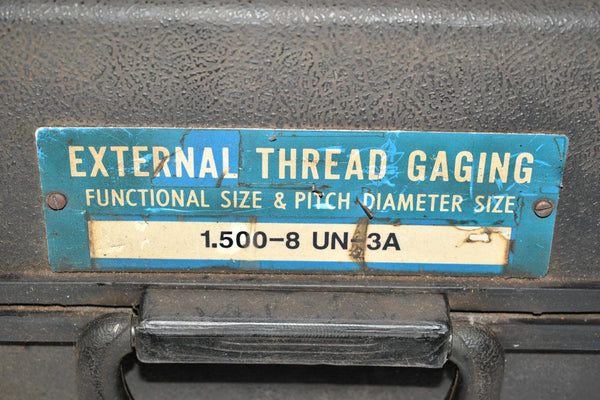 Johnson Gage 1.500-8 UN-3A Digital External Thread Gaging Comparator I