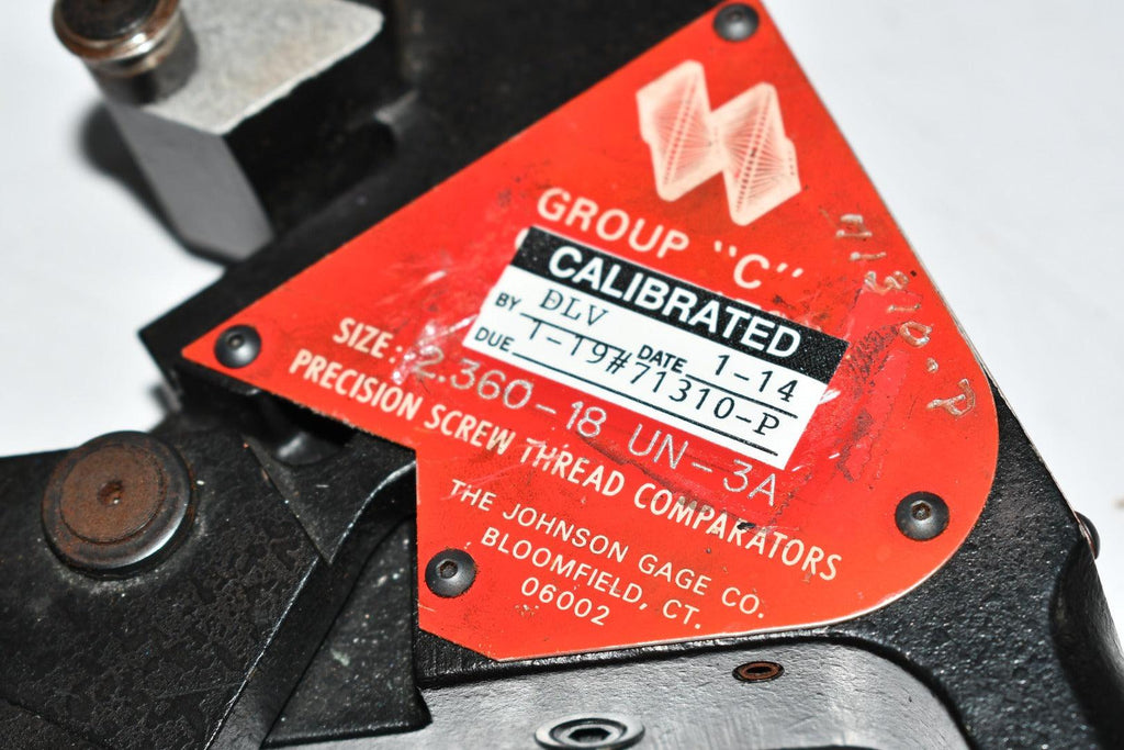 Johnson Gage 2.360-18 UN-3A Digital External Thread Gaging Comparator