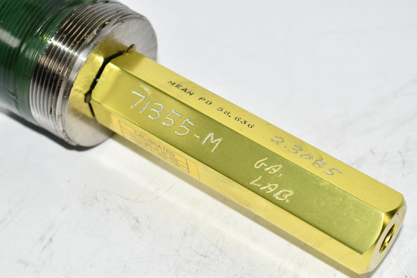 Johnson Gage M60 x 2.0-5h 6h Setting Plug Thread Plug Gage MEAN pd 58 ...