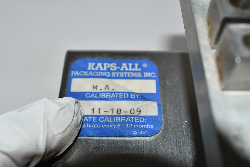 Kaps-All Capper Packaging Systems EB-650 Bench Torque Meter Electronic ...