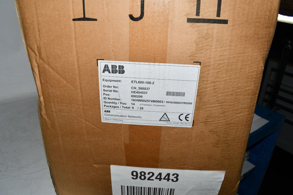 NEW ABB ETL600-100-2 Universal Digital Power Line Carrier 2 Boxes 1KHW ...