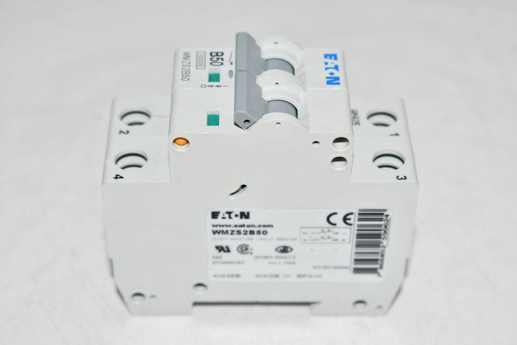 NEW Eaton WMZS2B50 Miniature Circuit Breaker CB 50A 5kA Type B – VB ...