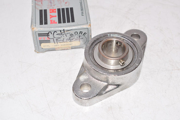 NEW FYH Bearing UCFL-205-16ES6NP 2 Bolt Flange Bearing UCFL20516ES6NP ...