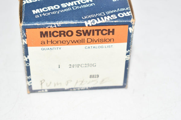 NEW Honeywell 249PC250G Micro Switch Sensing & Control – VB Industrial ...