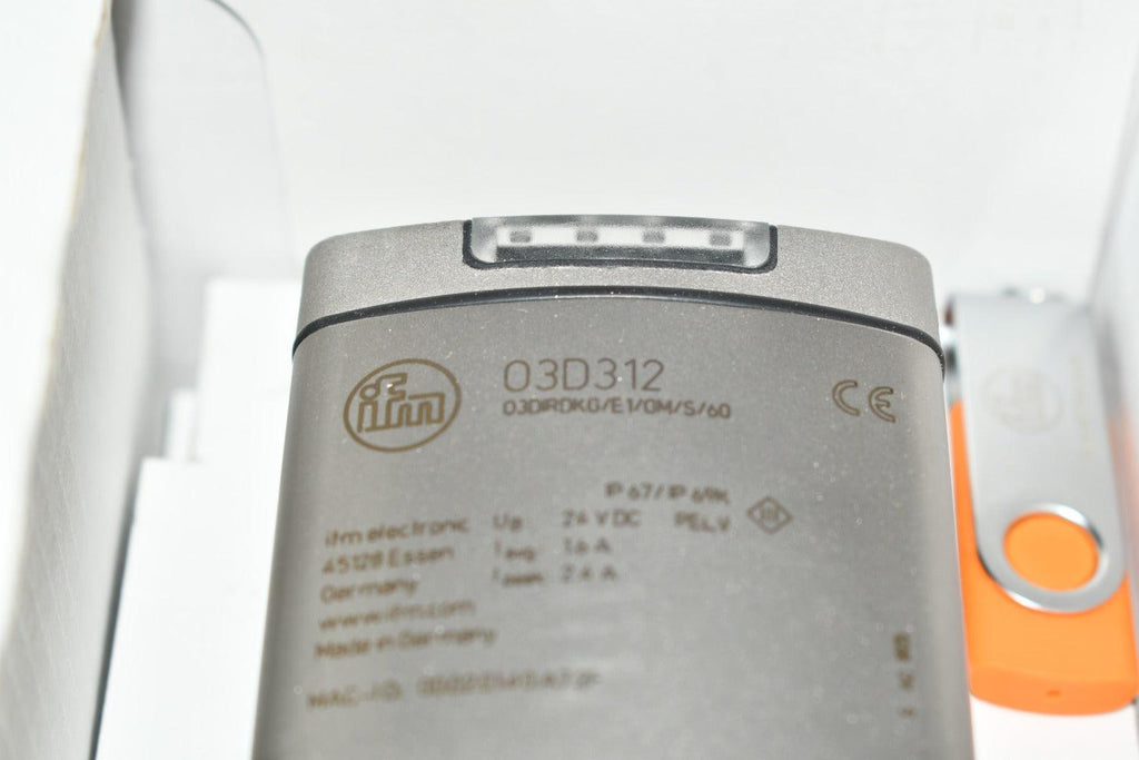 NEW IFM Electronic O3D312 3D sensor, Device interfaces: digital input/