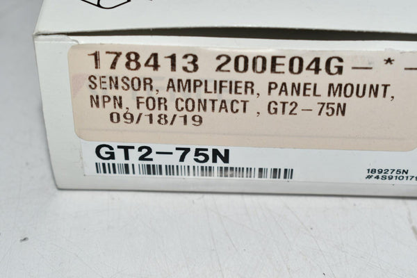 NEW Keyence GT2-75N Amplifier Unit, Panel Mount Type, NPN – VB ...