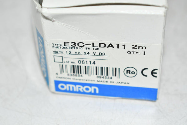 NEW Omron E3C-LDA11-2M Photoelectric Sensors Twin output NPN out Amp u