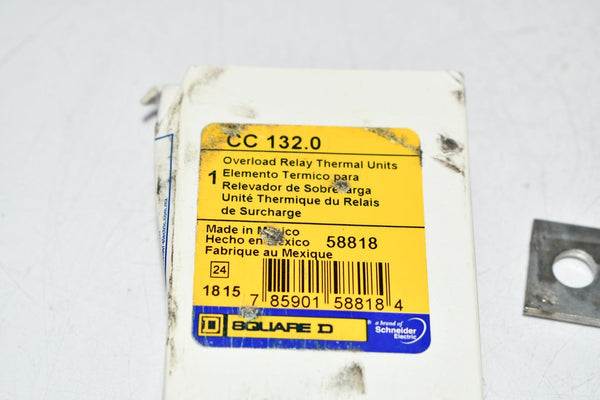 NEW Square D CC132-0 77.4 Amp Overload Relay Thermal Unit – VB ...