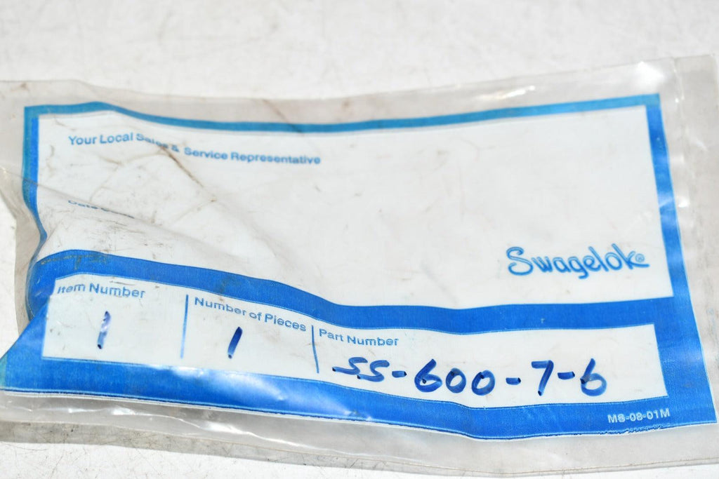 NEW Swagelok SS-600-7-6 Stainless Steel Tube Fitting, Female Connector ...