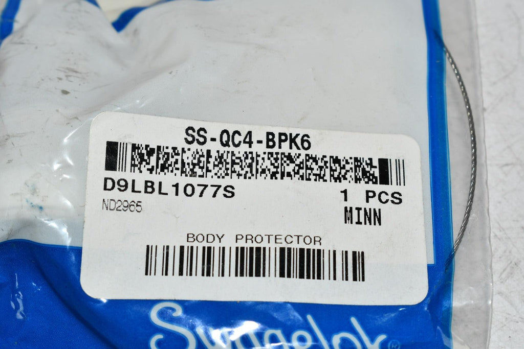 NEW Swagelok SS-QC4-BPK6 QUICK CONNECT PROTECTOR PLUG STAINLESS