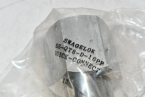 NEW Swagelok SS-QT8-D-16PF Quick Connect Stem 1''
