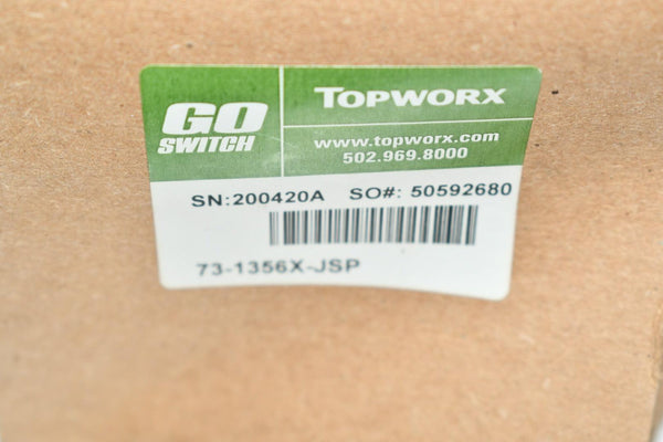 NEW Topworx GO SWITCH 73-1356X-JSP MODEL 73 LIMIT SWITCH