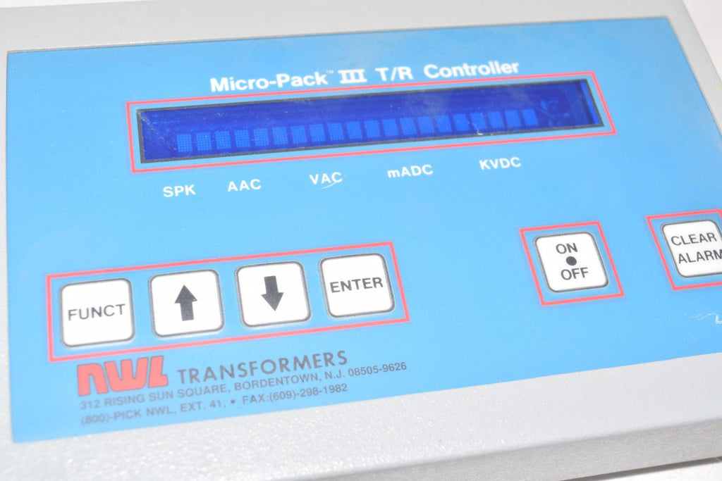 NWL Transformers Micro-Pack III T/R Controller – VB Industrial Supply