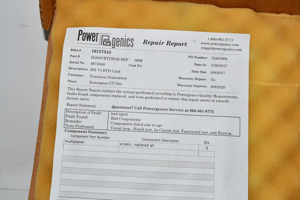 Remanufactured GE IS200VRTDH1B Gas And Steam Turbine Management Mark V ...
