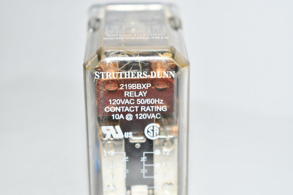 Struthers-Dunn 219BBXP 120VAC Power Relay, DPDT, DPST-NO, 120 VAC, 10 ...