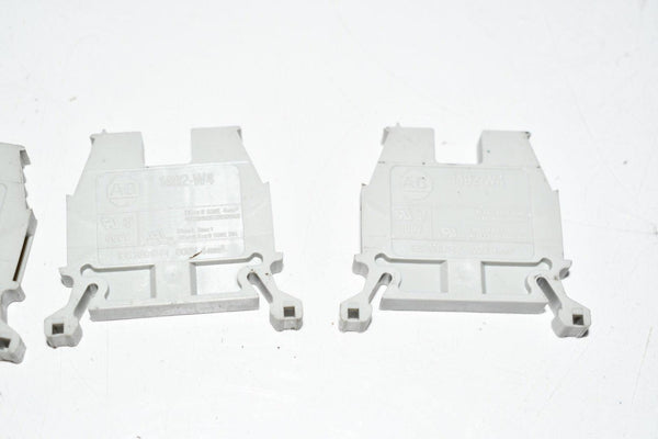 (4) Allen Bradley 1492-W4 Terminal Blocks Grey – VB Industrial Supply