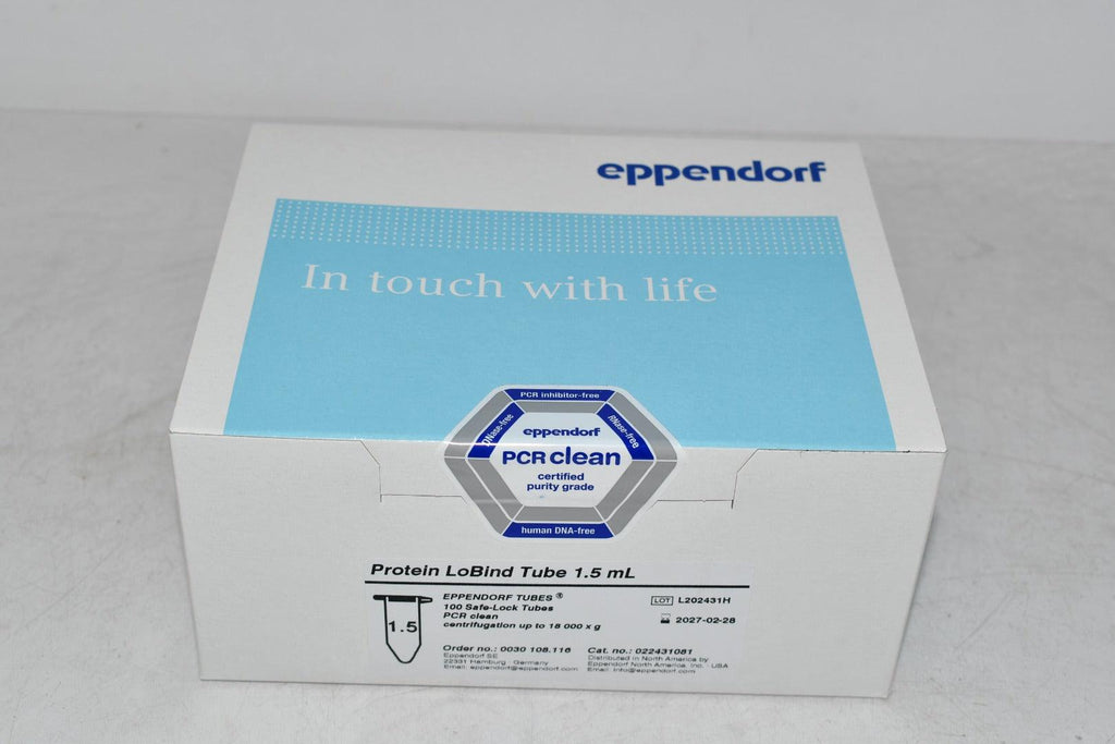 400 NEW Eppendorf 022431081 Protein LoBind Tubes 1.5 mL PCR clean colo ...