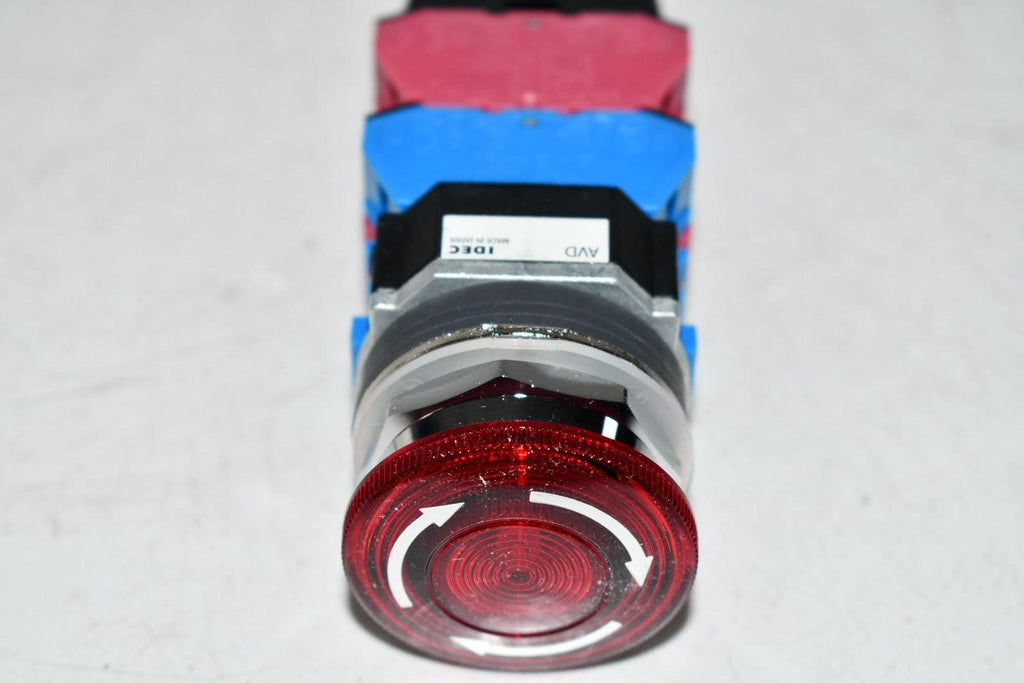 NEW IDEC AVLD32222DNUR 30mm Estop Turn 24V 2NO Red Switch – VB ...