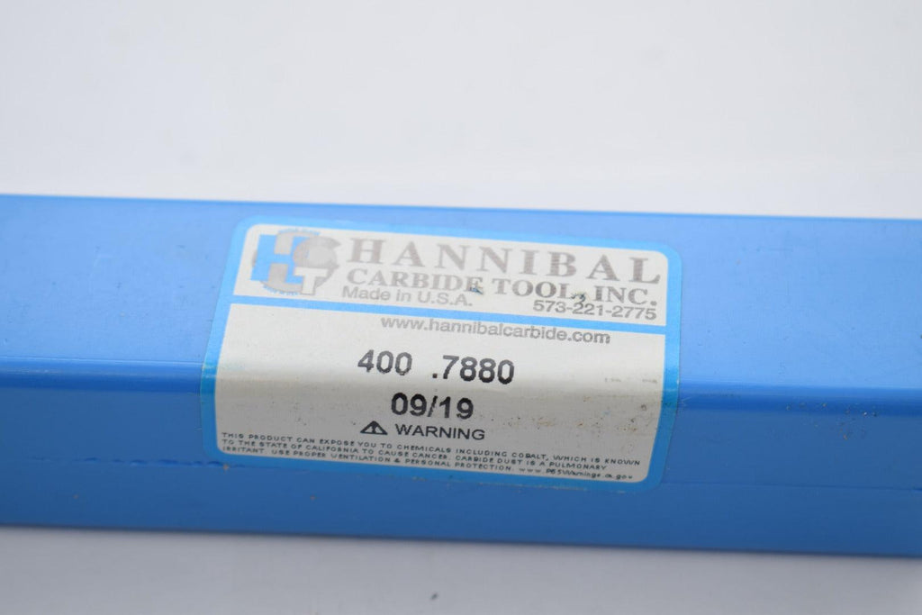 NEW Hannibal Carbide 400 .7880'' Carbide Tipped Chucking Reamer Cutter ...