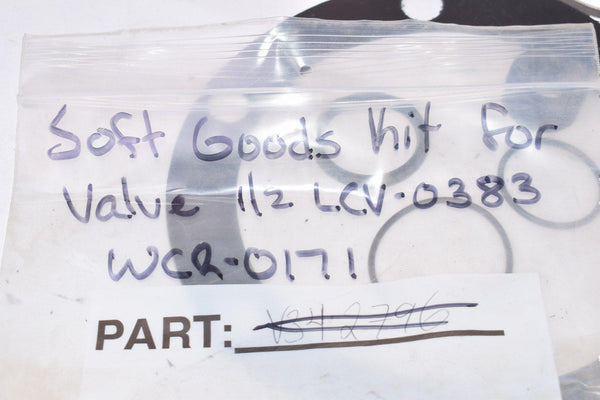 NEW Soft Goods Kit for Valve 1/2 LCV-0383, WCR-0171, Valve Seal Kit ...