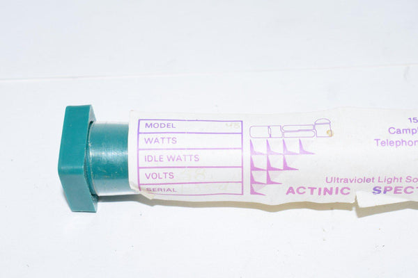 ACTINIC SPECTRA Model UB Ultraviolet Light Sources Lamp Mercury Bulb ...