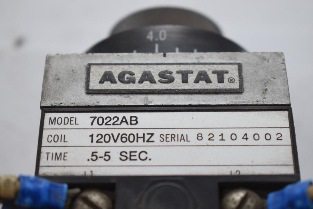 Agastat 7012AB Timing Relay Time Delay 120V .5 to 5 Seconds 60Hz – VB ...