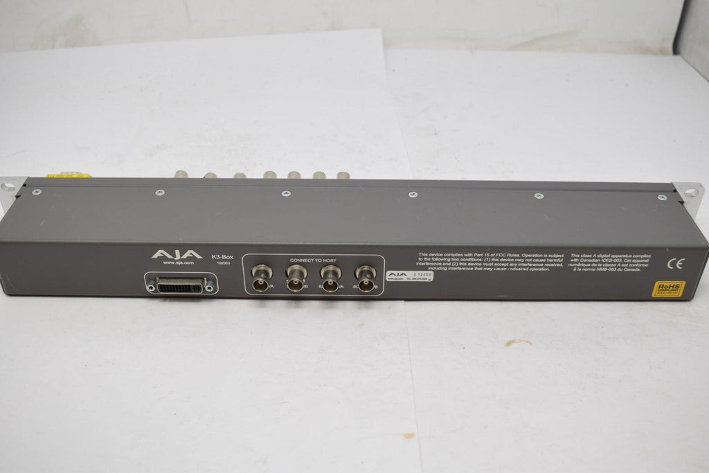 AJA K3 RACK MOUNT BREAKOUT BOX K3-Box USA – VB Industrial Supply