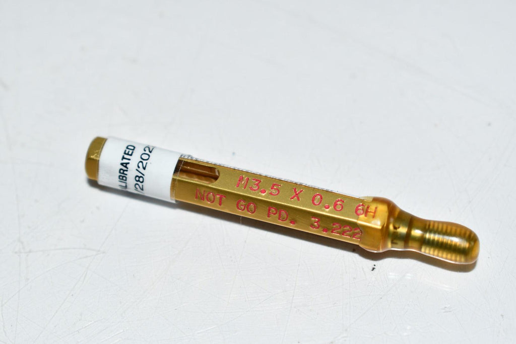 Alameda M3.5 x 0.6 6H Thread Plug Gage NO GO 3.222 – VB Industrial Supply