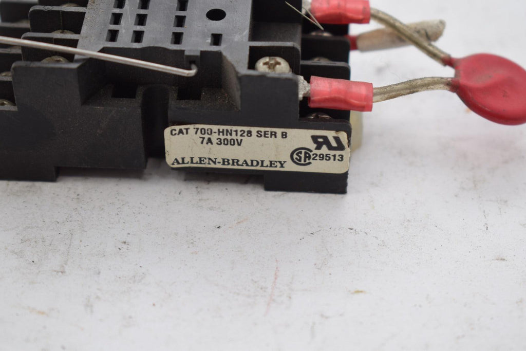 Allen Bradley 700-HN128 Relay Base Ser. B 7A 300V – VB Industrial Supply