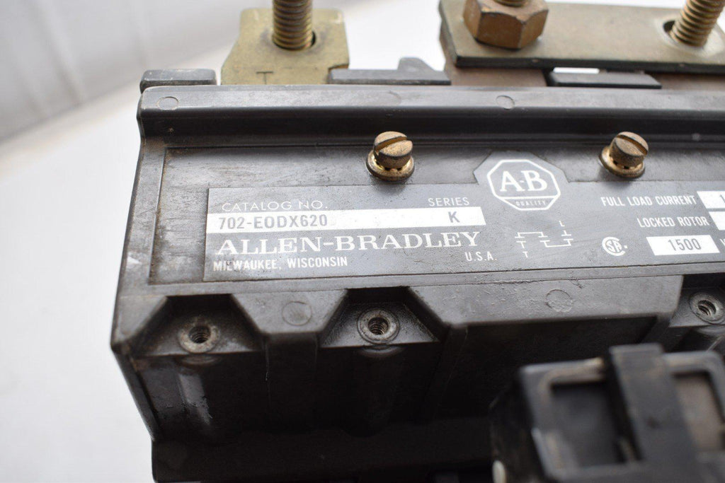 Allen Bradley 702-EODX620 Ser. K Starter Contactor NEMA Size 4 74A86 1 ...