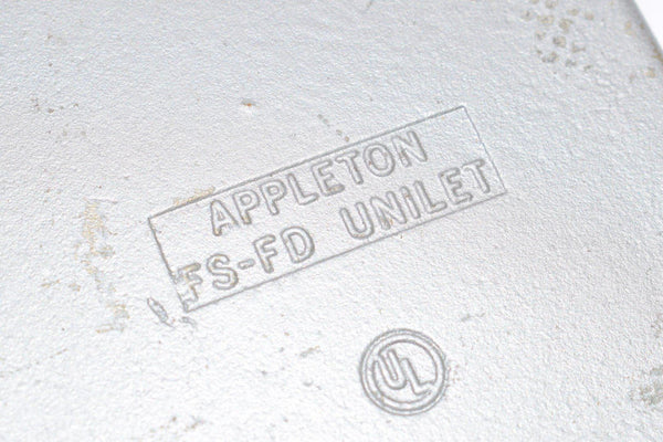 Appleton, Part: FS-FD, Unilet Conduit – VB Industrial Supply