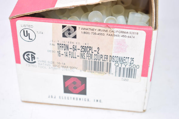 Approx 500 NEW J&J Electronics 16-14 Full - INS FEM Coupler Disconnect ...