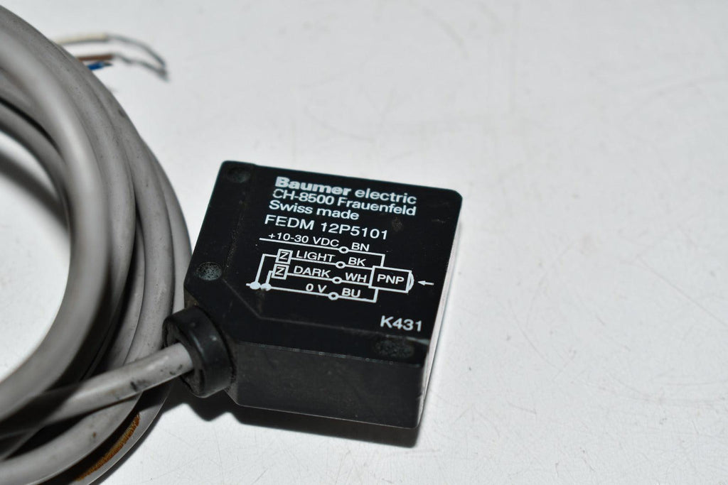 Baumer FEDM 12P5101 Through Beam Sensor