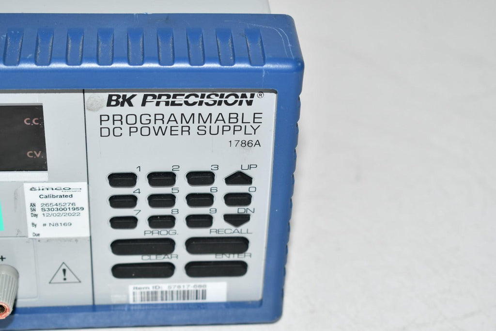 BK Precision 1786A Programmable Power Supply DC – VB Industrial Supply