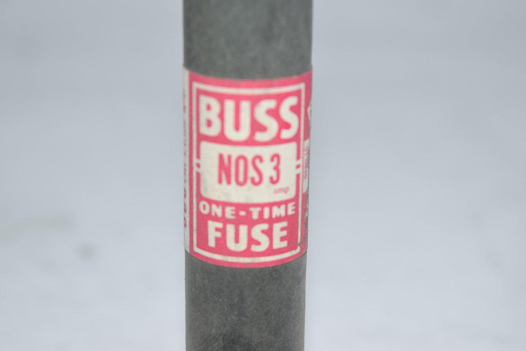 Buss NOS-3 One-Time Fuse 3A 600V