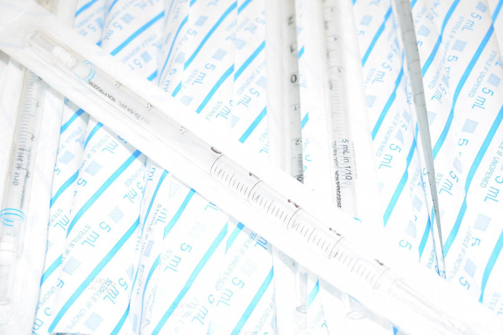Case of NEW Argos Technologies 5 mL Serological Pipettes, Short, Steri ...