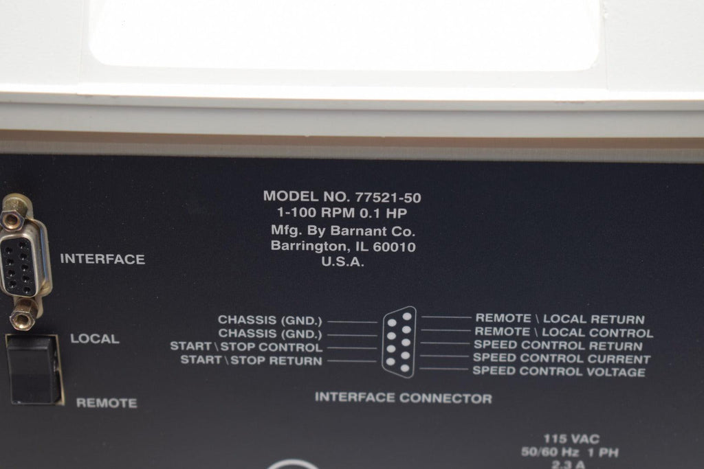 Cole-Parmer Masterflex Console Drive 77521-50 L/S Pump Head 7536-04 Mu ...