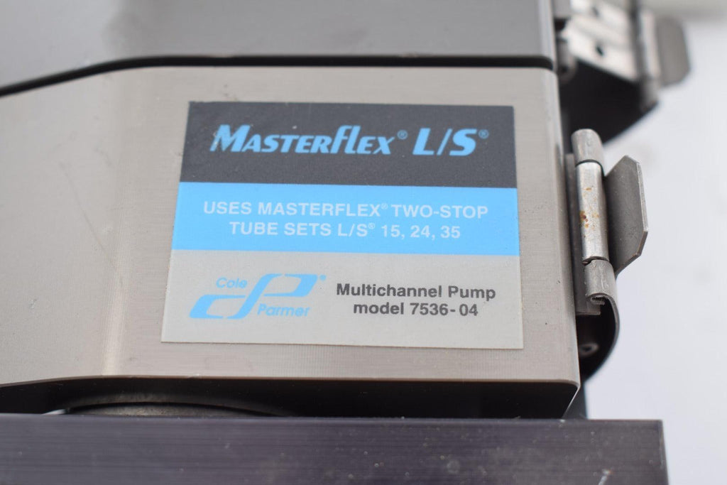 Cole-Parmer Masterflex Console Drive 77521-50 L/S Pump Head 7536-04 Mu ...