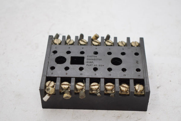 CUSTOM CONNECTOR SD14 RELAY SOCKET BASE 14 PIN