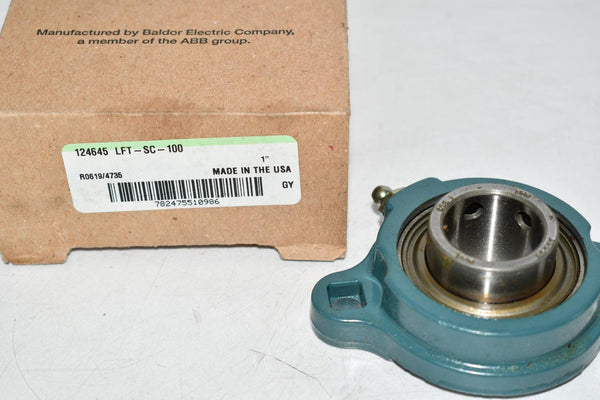 Dodge LFT-SC-100 Flange-Mount Ball Bearing Unit - 1 in Bore, 2-Bolt Fl