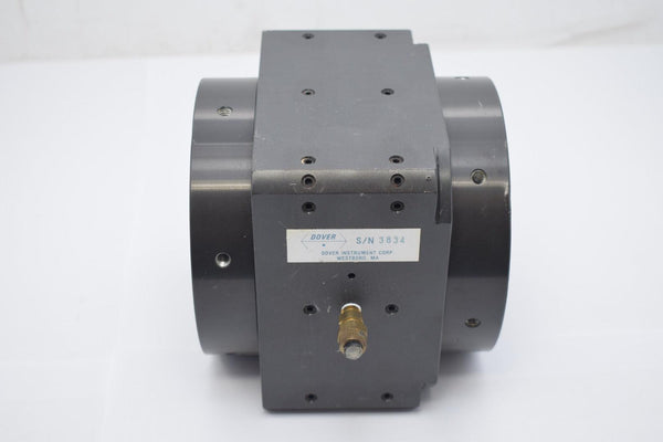 Dover Instrument S/N 3834 Linear Stage Positioner 5'' Dia. Axis Stage