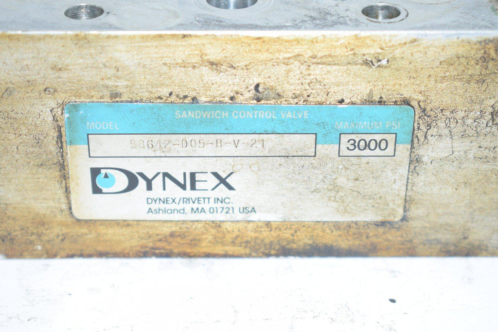 DYNEX Rivett S8642-D05-AB-V-21 Hydraulic Sandwich Control Valve 3000 P