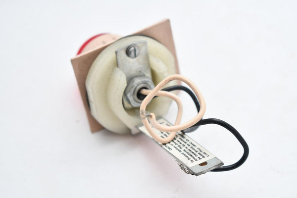 Eaton Crouse Hinds N2P210 Indicator Light Switch Red