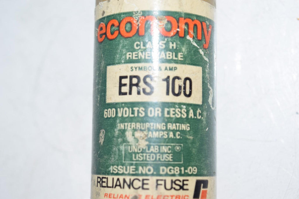 Economy ERS-100 Renewable Fuse 100A 600V – VB Industrial Supply